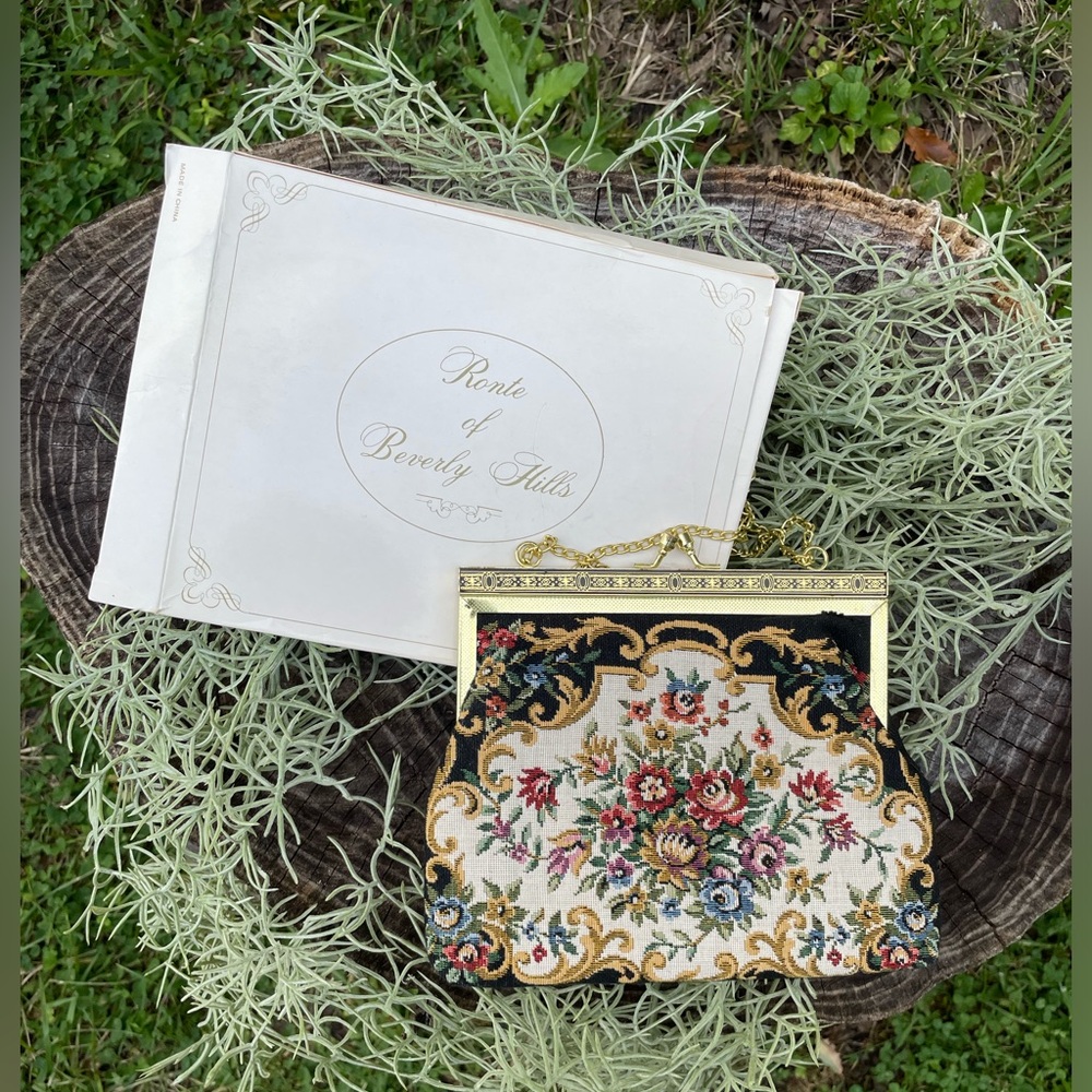 Vintage Ronte Of Beverly Hills Clutch Purse - Gem